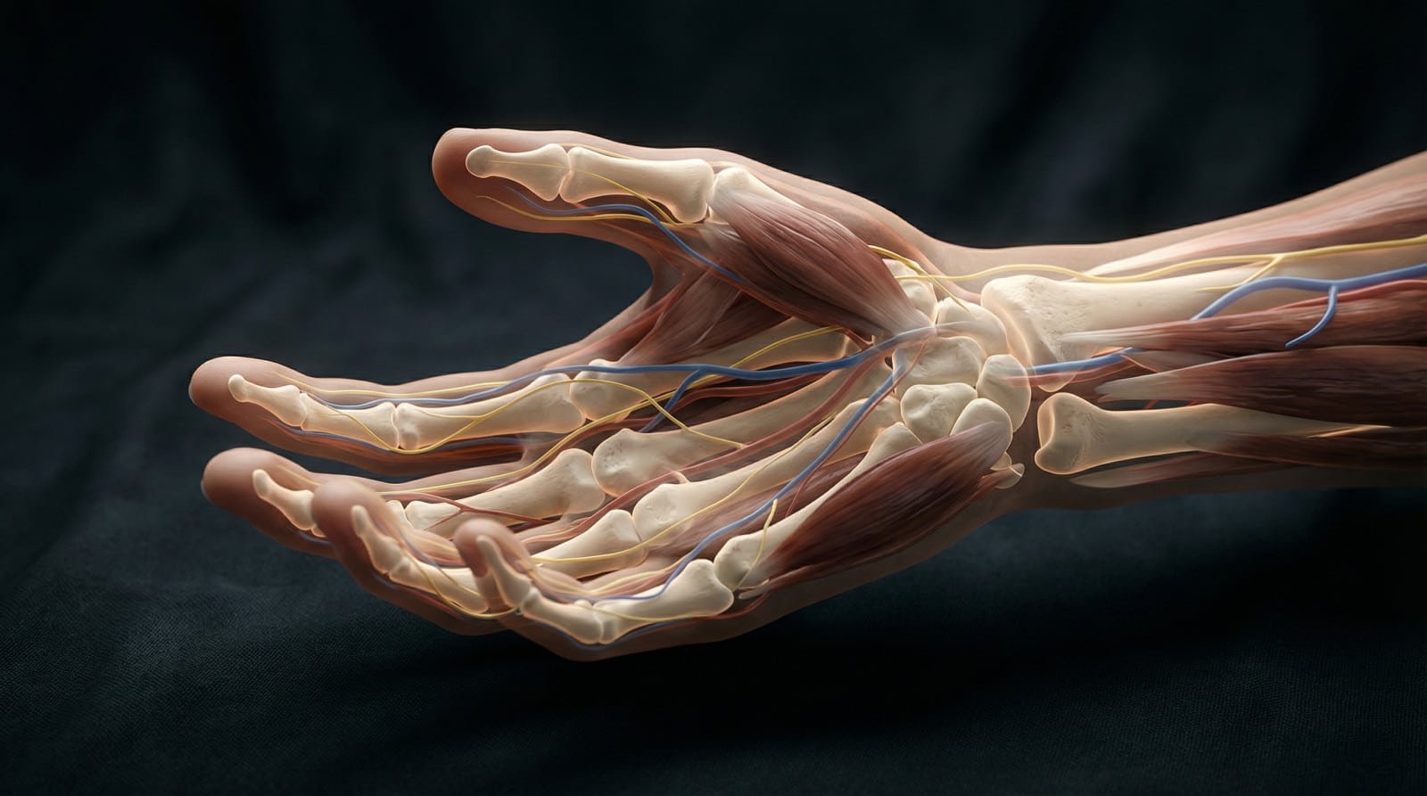 Anatomie main : structure, muscles et fonctionnement - Curo